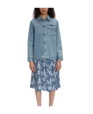 A.p.c. Janice Buttoned Denim Jacket
