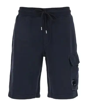 C.P. COMPANY Lens Motif Cargo Shorts - Black