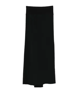 Rick Owens Draped Midi Skirt - Black