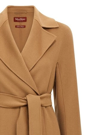 Max Mara Belted Coat - Brown