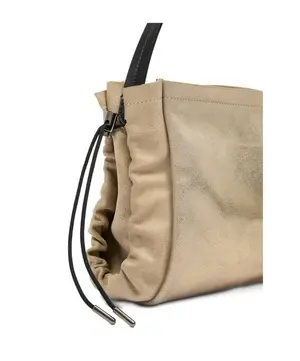 MAISON MARGIELA Drawstring Belt Shoulder Bag - Light Beige