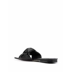 By Far Tied Detail Flat Sandals