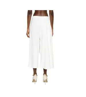 Alaïa Asymmetrical Skirt Pants - White
