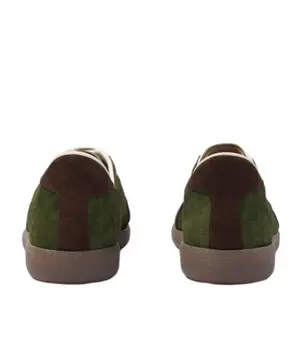 SCAROSSO Markus Two-tone Lace-up Sneakers - Green