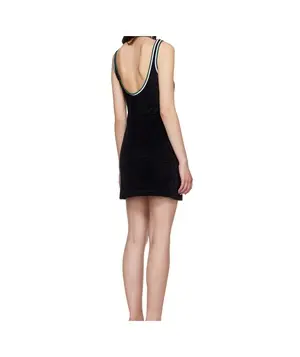Casablanca Logo Embroidered Sleeveless Dress