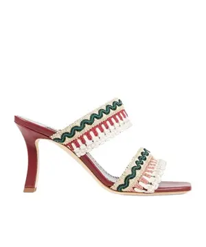 Manolo Blahnik Square-toed Stiletto High-heeled Sandals