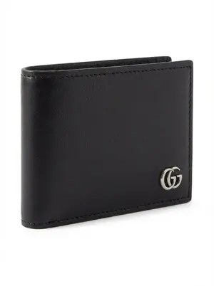 Gucci Gg Marmont Bi-fold Wallet - Black