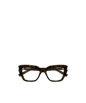 Saint Laurent Geometric Frame Eyeglasses