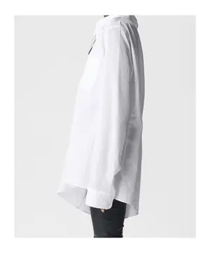 ANN DEMEULEMEESTER Off-shoulder Shirt - White
