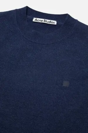 Acne Studios Crewneck Jumper With Ribbed Details