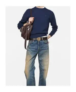 Acne Studios Crewneck Jumper With Ribbed Details