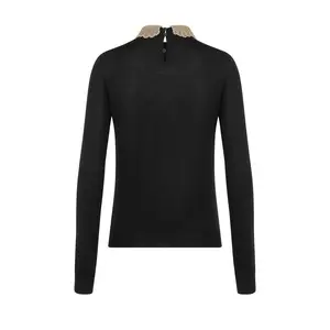 Dior Sweater With Removable Embroidered Collar