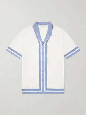 Onia Camp-collar Linen Shirt