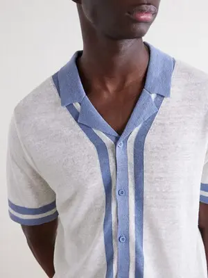 Onia Camp-collar Linen Shirt