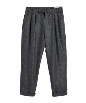 Brunello Cucinelli Elasticated-waistband Cuffed Trousers