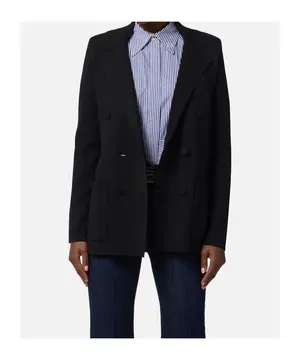 Elisabetta Franchi Double Breasted Knit Jacket