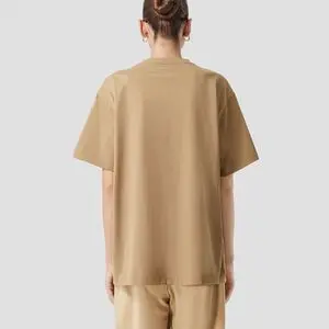 Burberry Embroidered Cotton T-shirt