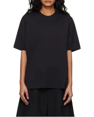THE FRANKIE SHOP Harper Cotton T-shirt - Black