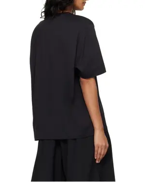 THE FRANKIE SHOP Harper Cotton T-shirt - Black