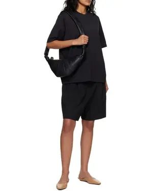 THE FRANKIE SHOP Harper Cotton T-shirt - Black