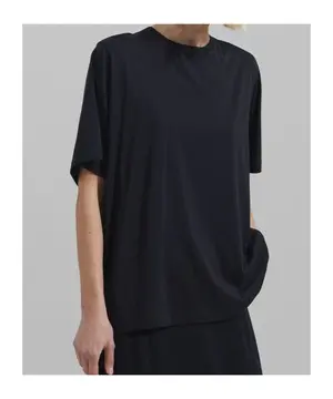THE FRANKIE SHOP Harper Cotton T-shirt - Black