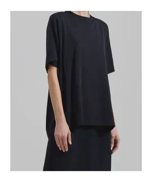 THE FRANKIE SHOP Harper Cotton T-shirt - Black