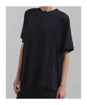 THE FRANKIE SHOP Harper Cotton T-shirt - Black