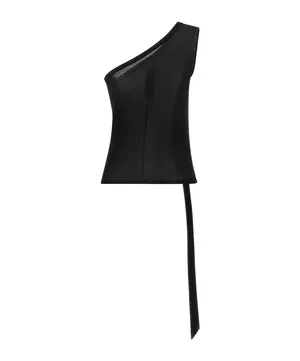 Rick Owens One-shoulder Ziggy Top