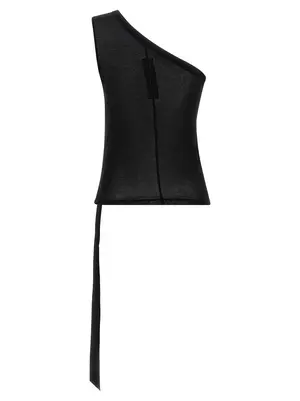 Rick Owens One-shoulder Ziggy Top