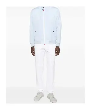 Kiton Cima Zip-up Jacket - Blue