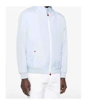 Kiton Cima Zip-up Jacket - Blue