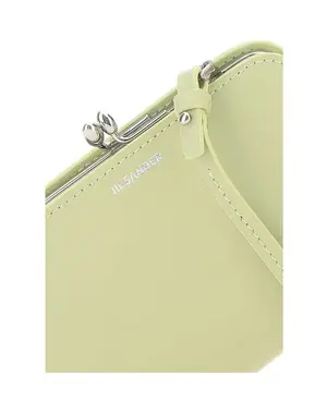 JIL SANDER Goji Logo Printed Micro Crossbody Bag - Nude