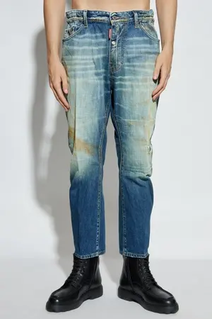 Dsquared2 Big Brother" Medium Rusty Nail Wash Jeans