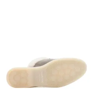 SCAROSSO Lucrezia Shearling Slip-on Mules