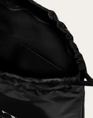 Valentino Garavani Vltn Logo Print Drawstring Backpack
