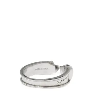 Alexander McQueen Skull Embellished Ring - Silver