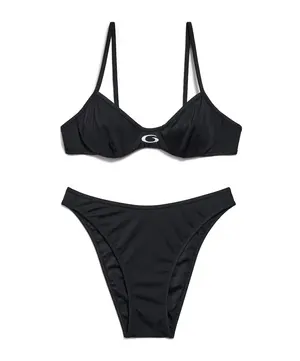 Balenciaga Sporty Bikini Set - Black