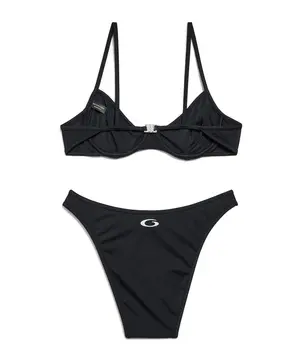 Balenciaga Sporty Bikini Set - Black