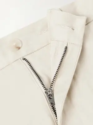 Onia Straight-leg Cotton-blend Trousers