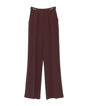 Elisabetta Franchi Straight Hem Pants For Women