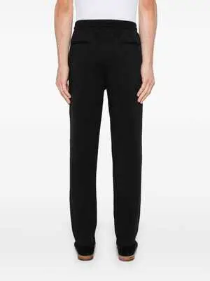 Brunello Cucinelli Drawstring Straight Leg Pants - Black