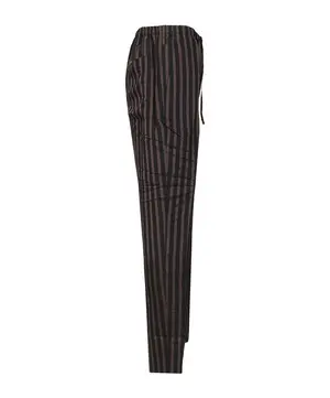 Dries Van Noten Striped Tailored Straight Leg Trousers