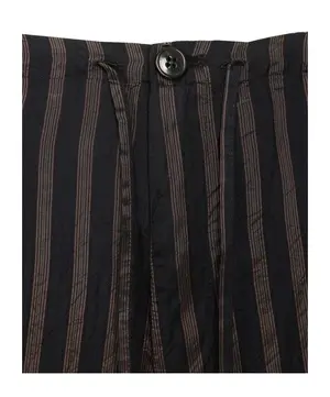 Dries Van Noten Striped Tailored Straight Leg Trousers