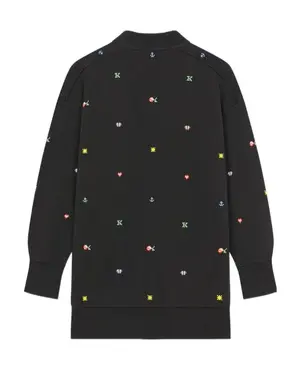 Kenzo Pixels" Embroidered Cardigan Dress