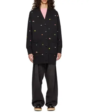 Kenzo Pixels" Embroidered Cardigan Dress
