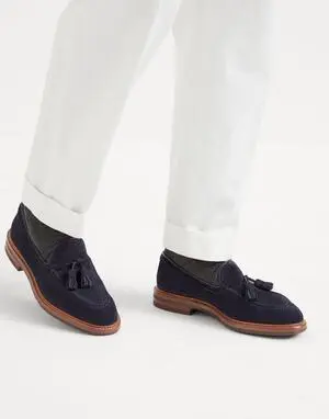 Brunello Cucinelli Tassel Detailed Almond-toe Loafers