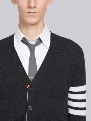 Thom Browne 4-bar Knitted Cardigan