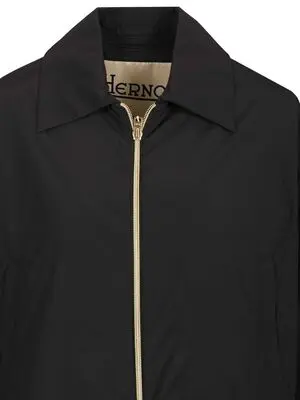Herno Zip-up Collared Jacket - Black
