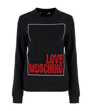 Moschino 3d Logo Sweatshirt - Black