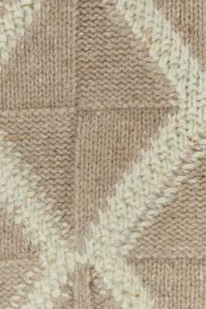 Bottega Veneta Argyle Intarsia Knit High Collar Jumper